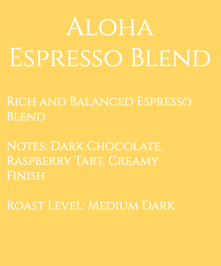 Aloha Espresso Blend – Ono Coffee Company